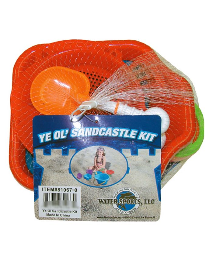 Stream Machine Pool and Beach Toy Ye Ol Sand Castle Kit, 11 Pieces - Macy's