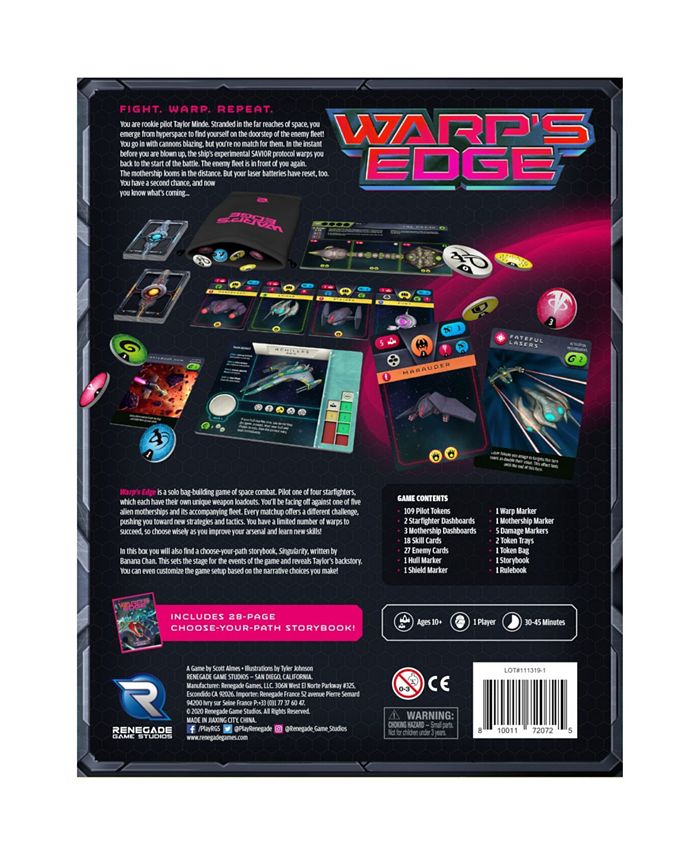 Renegade Game Studios Warp's Edge Roleplaying Game, 173 Pieces - Macy's