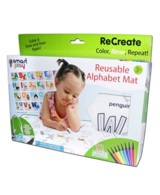 Smart Play Recreate Large Reusable Coloring Mat, Animal Alphabet - Macy's