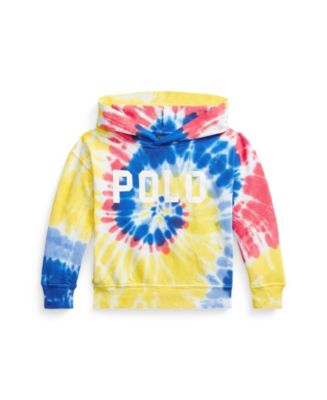 Little Girls Tie-Dye Spa Terry Hoodie - Macy's