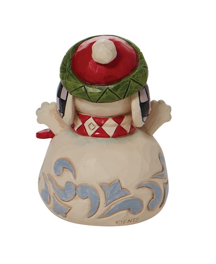 Jim Shore Snoopy Snowman Mini Figurine - Macy's