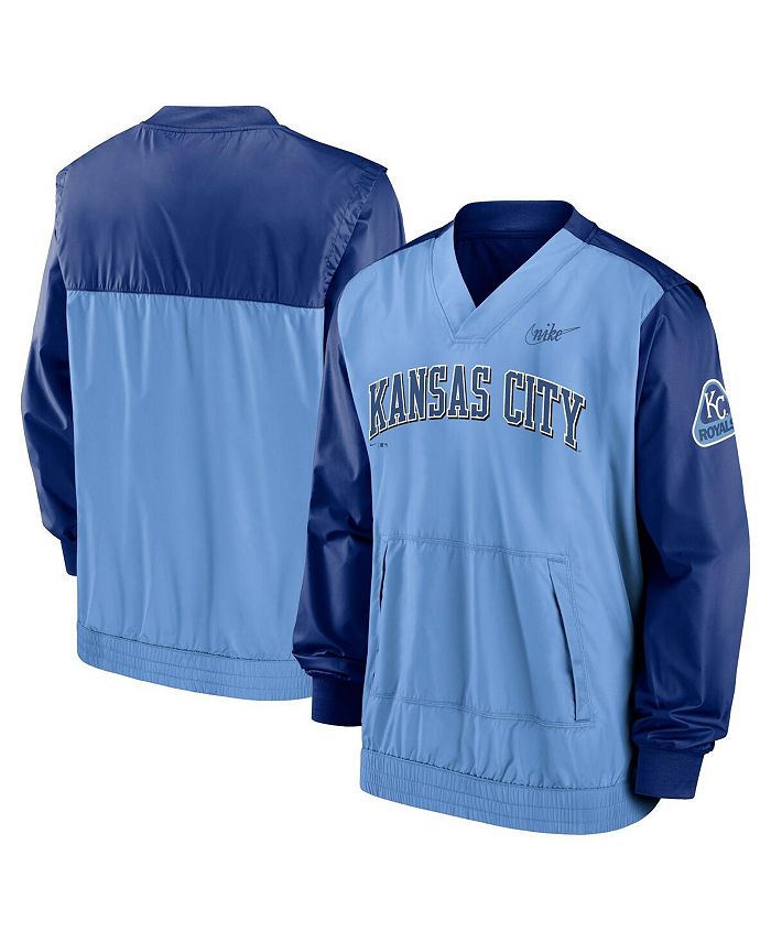 Nike Men's Light Blue and Royal Kansas City Royals Cooperstown ...