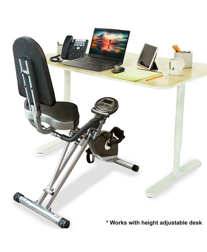 Exerpeutic 400XL Folding Recumbent Exercise Bike with Pulse - Macy's