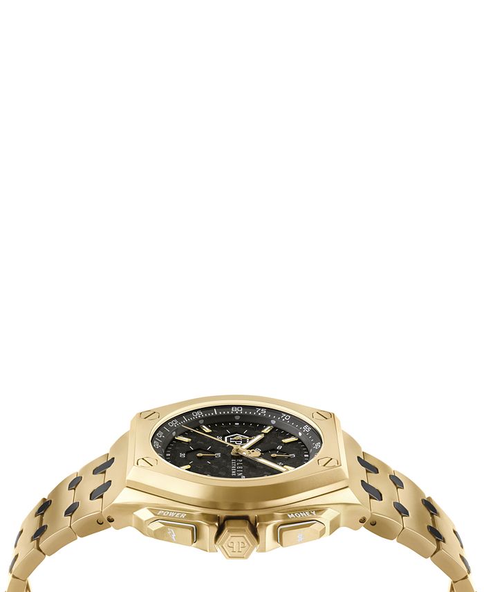Philipp Plein Men's Chronograph Plein Extreme Two-Tone Stainless Steel ...