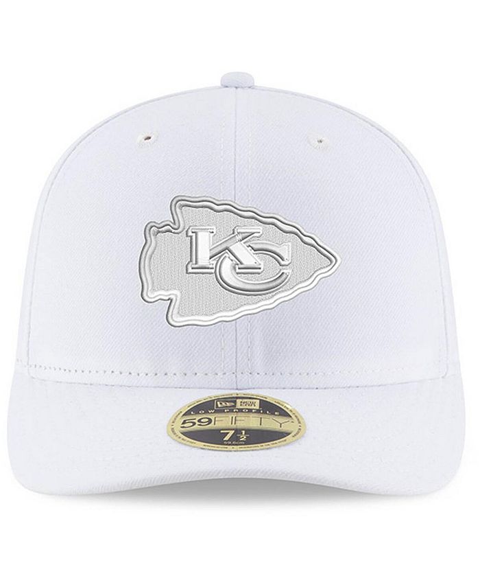 New Era Men's Kansas City Chiefs White on White Low Profile 59FIFTY ...