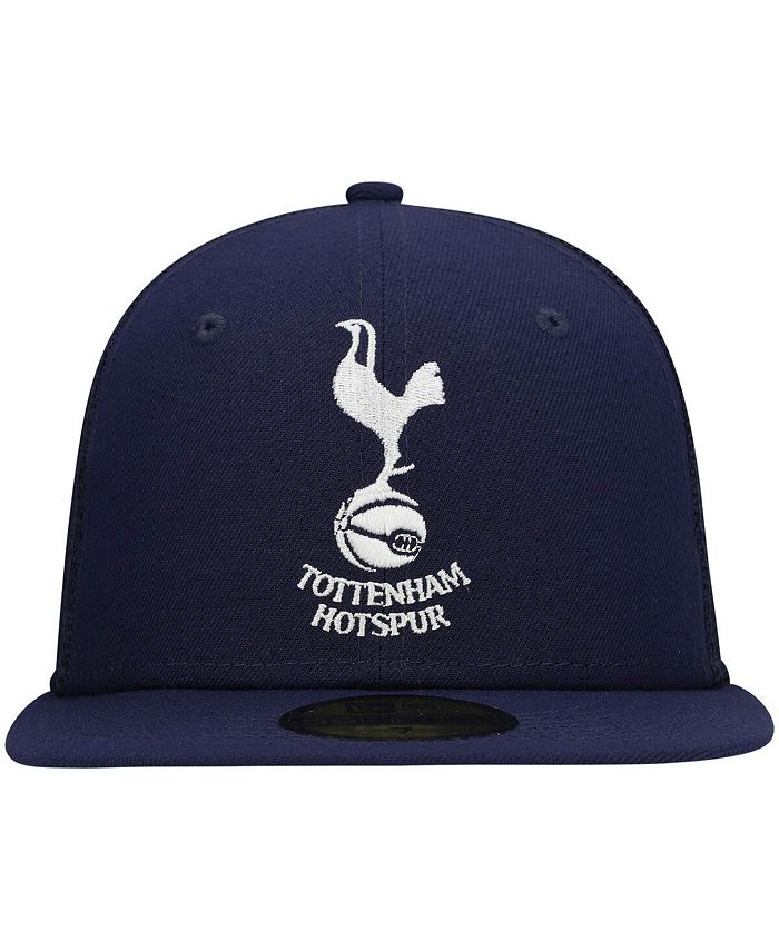 New Era Men's Navy Tottenham Hotspur Classic Trucker 59FIFTY Fitted Hat ...