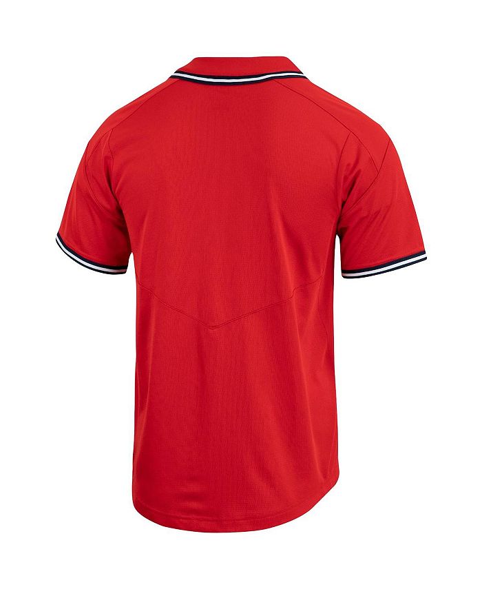 Nike Men's Red Ole Miss Rebels Replica Vapor Elite Full-Button Baseball ...