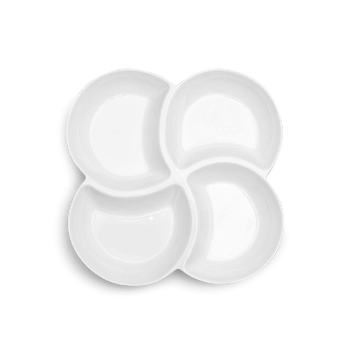 Click here for Q Squared Melamine 12.5 Clover Serving Platter - W... prices