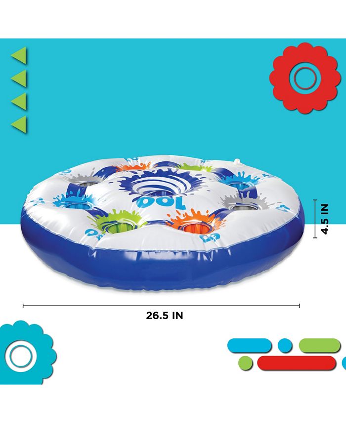 Discovery Kids Inflatable Target Toss Floating Pool Game with 10 Balls ...