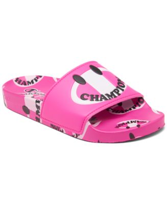 Champion Big Girls IPO Smile Slide Sandals from Finish Line - Macy's