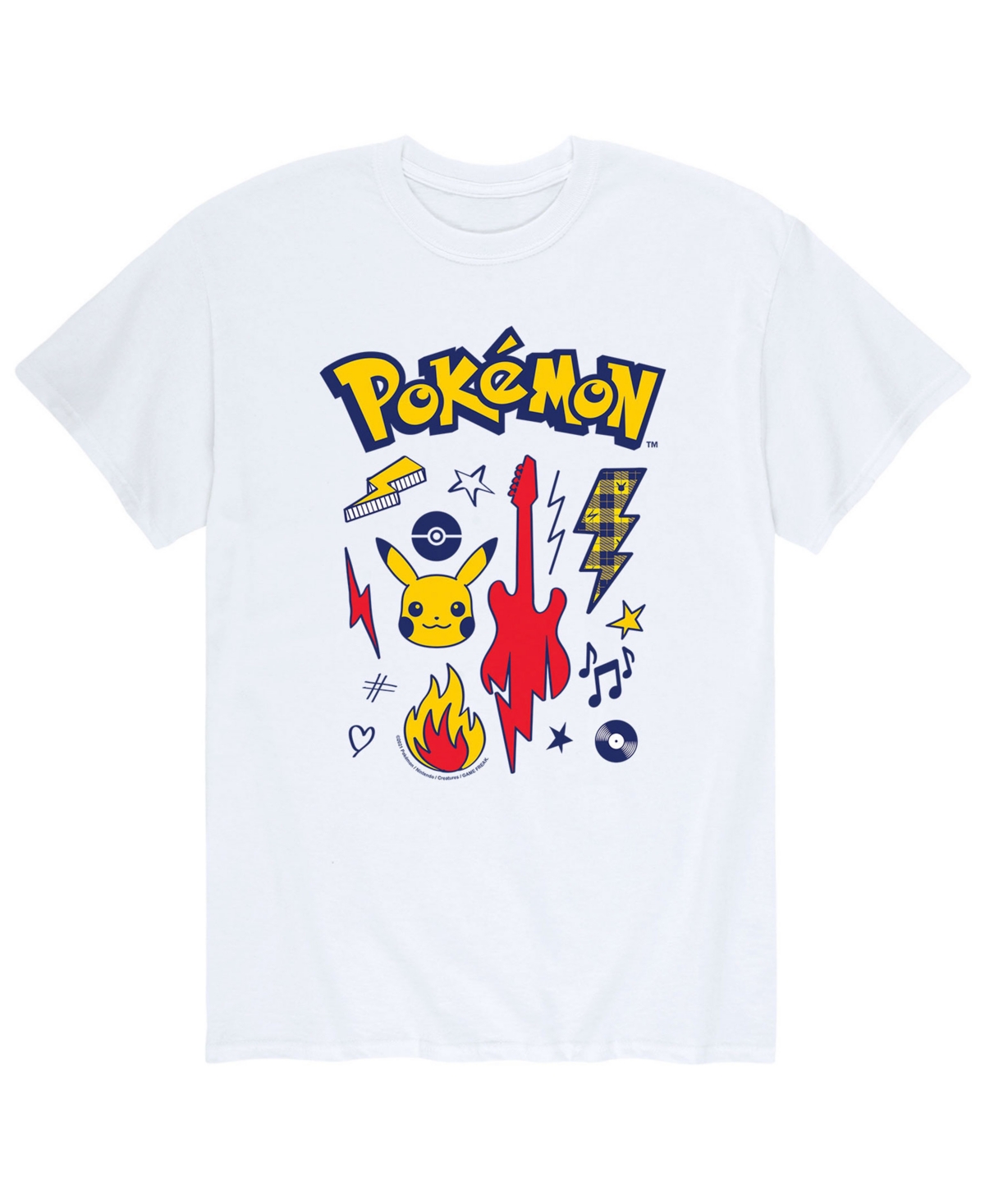 Click here for Mens Pokemon Punk T-shirt - White prices