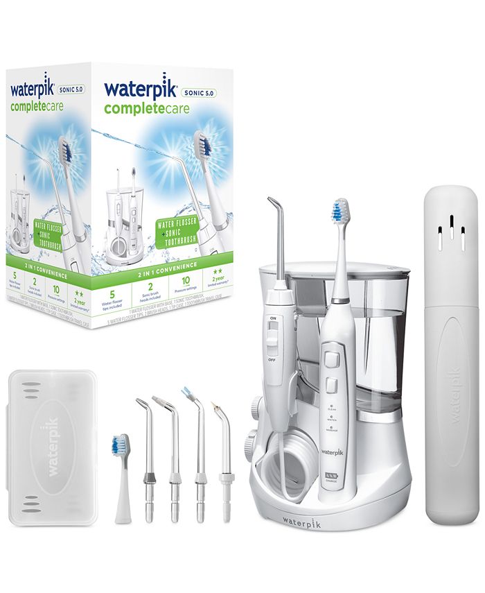 Waterpik Complete Care 5.0 Water Flosser + Sonic Electric Toothbrush ...
