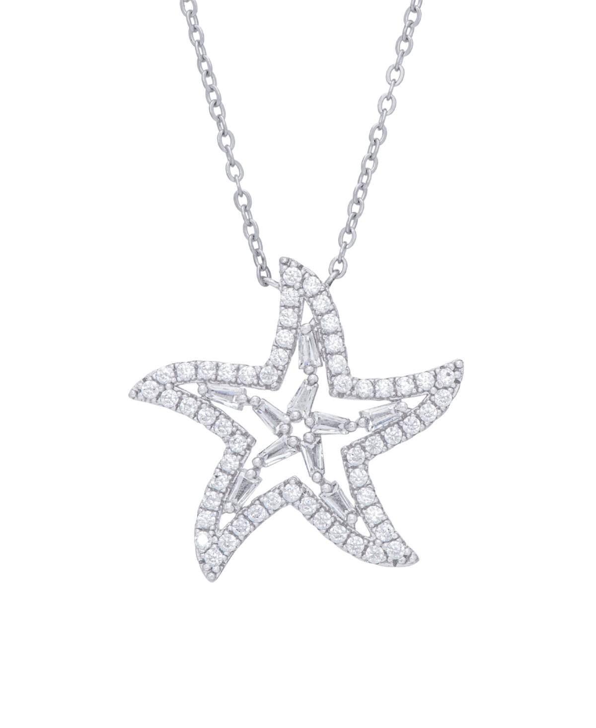 Click here for Macys Womens Pendant Necklace - Silver prices