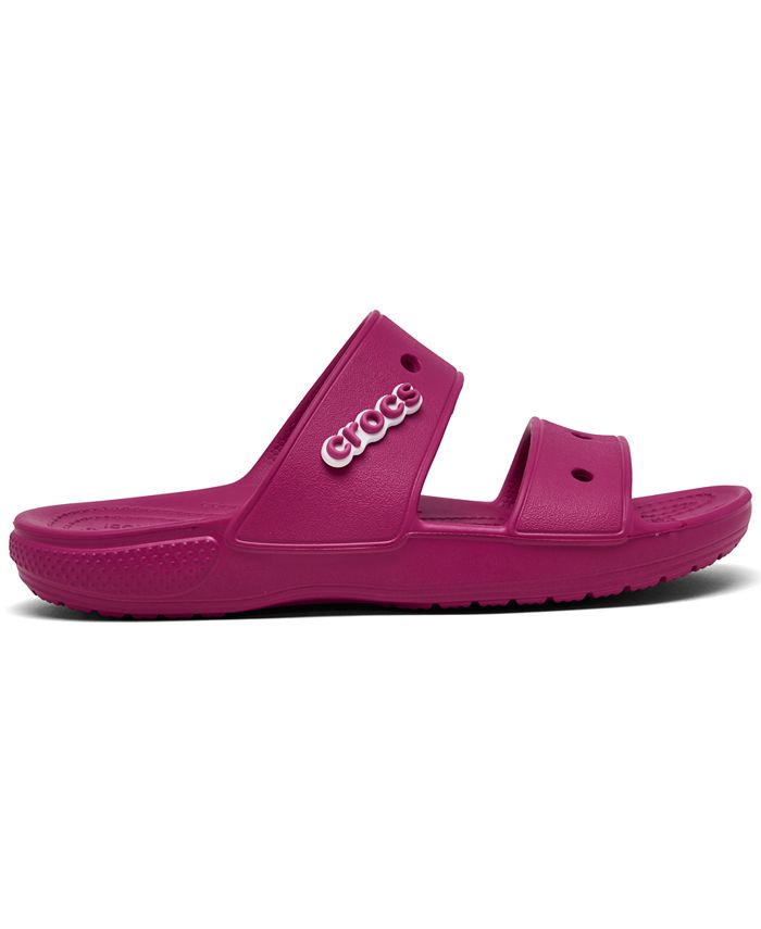 Crocs Women's Classic 2-Strap Slide Sandals from Finish Line & Reviews ...