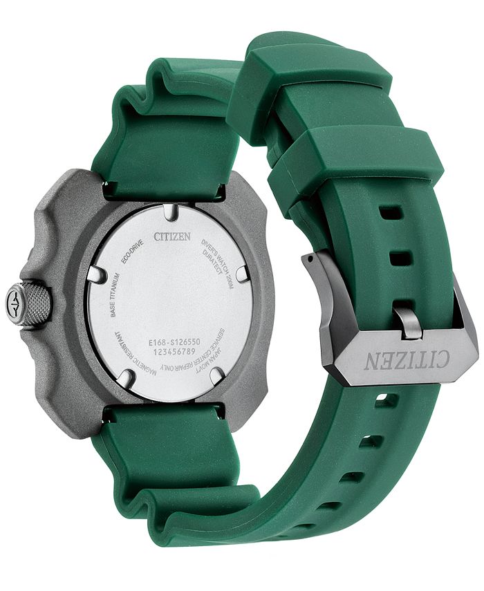 Citizen Eco-Drive Men's Promaster Dive Green Strap Watch, 47mm - Macy's