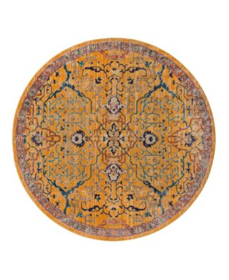 Bayshore Home Dolores DOL04 7'10" x 7'10" Round Area Rug - Macy's