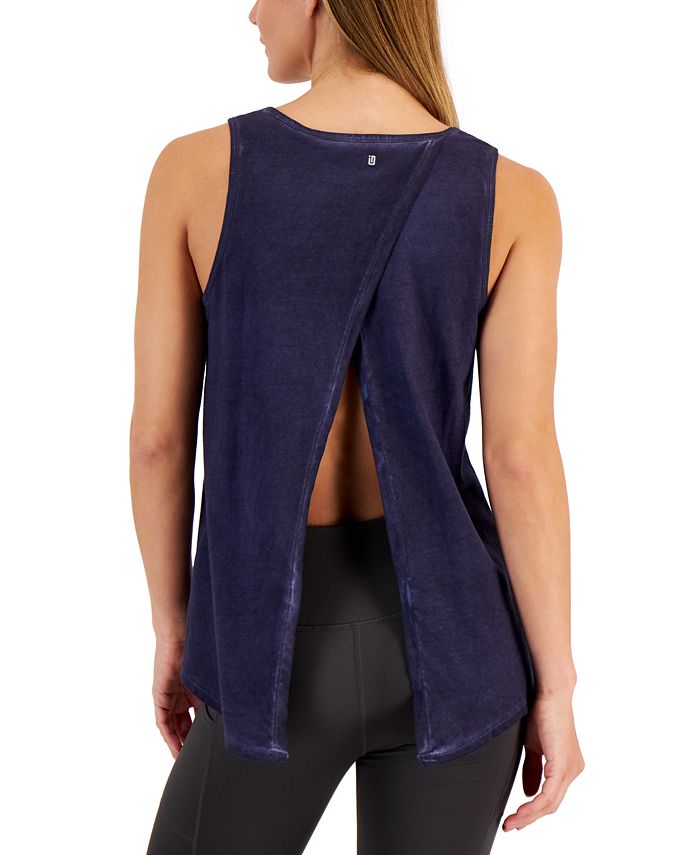 ID Ideology Women's Split-Back Tank Top, Created for Macy's & Reviews ...