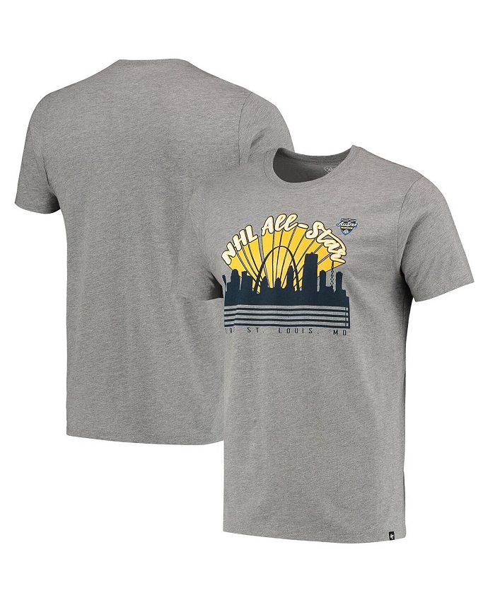 '47 Brand Men's '47 Heathered Gray NHL 2020 All-Star Game Club T-shirt ...