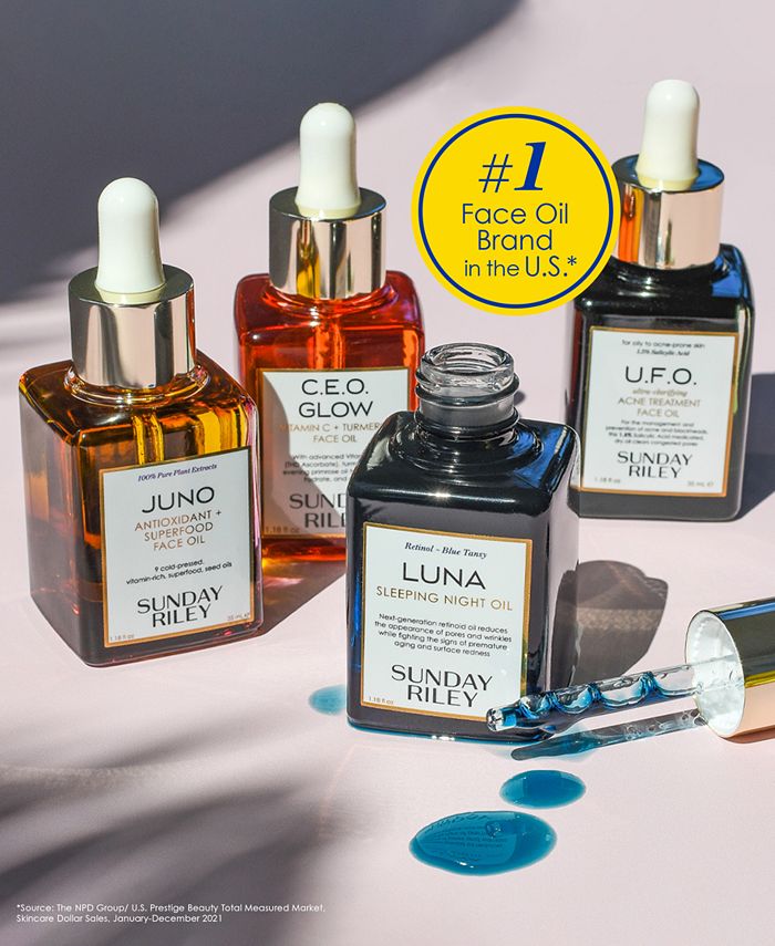 Sunday Riley Luna Sleeping Night Oil, 1.18oz. - Macy's