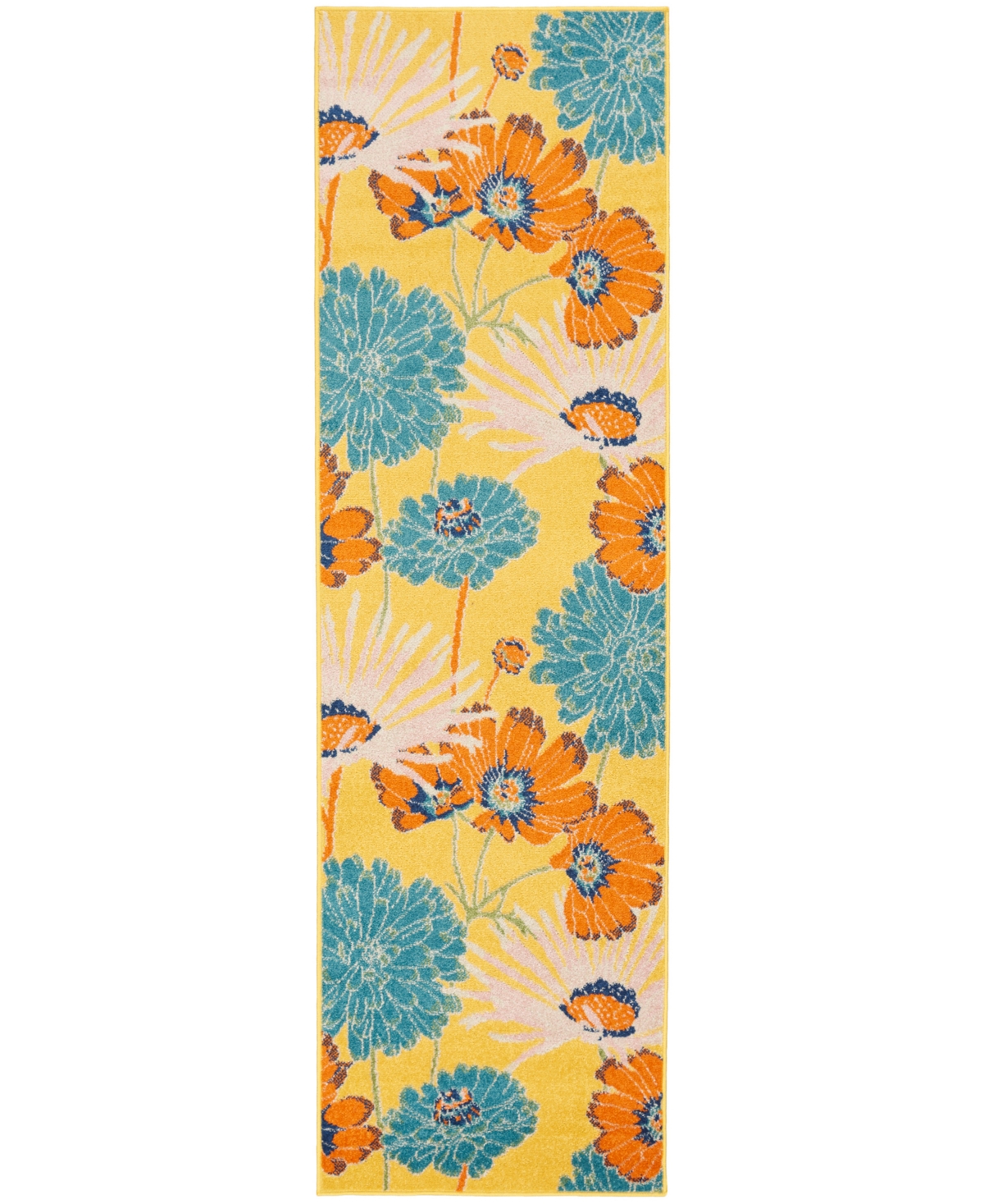 Click here for Nourison Home Allur ALR06 23 x 76 Runner Rug - Yel... prices