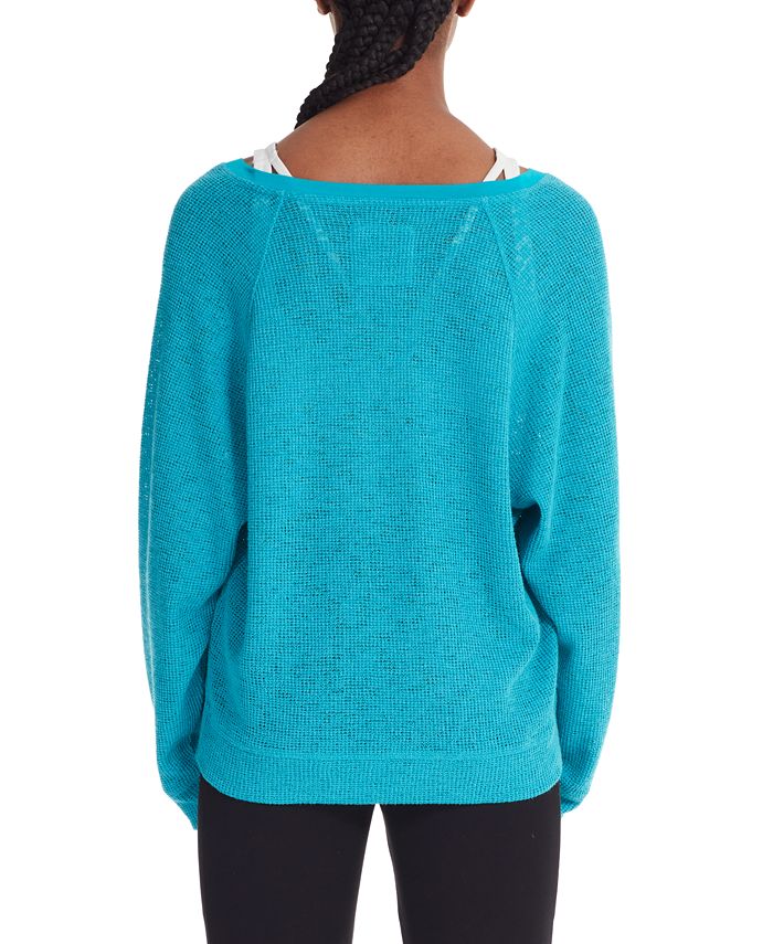 Marc New York Marc New York Women's Performance Long Sleeve Knit Mesh ...