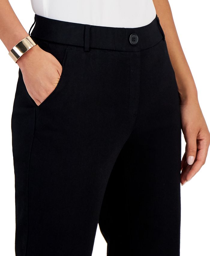 Kasper Women's Pull-On Faux-Fly Trousers - Macy's