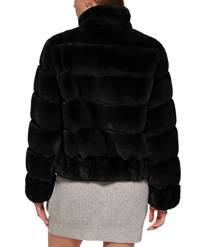 Calvin Klein Women's Faux-Fur Coat & Reviews - Coats & Jackets - Women ...