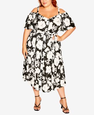 City Chic Trendy Plus Size Milan Dress - Macy's