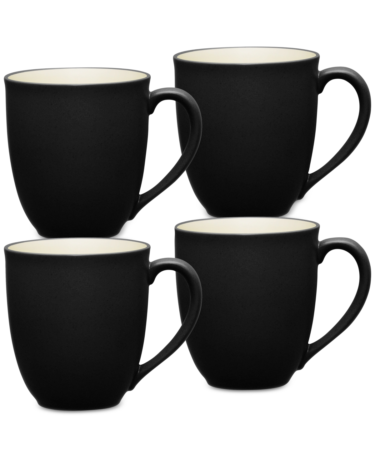 Click here for Noritake Colorwave Mugs 12-oz  Set of 4 - Graphite prices