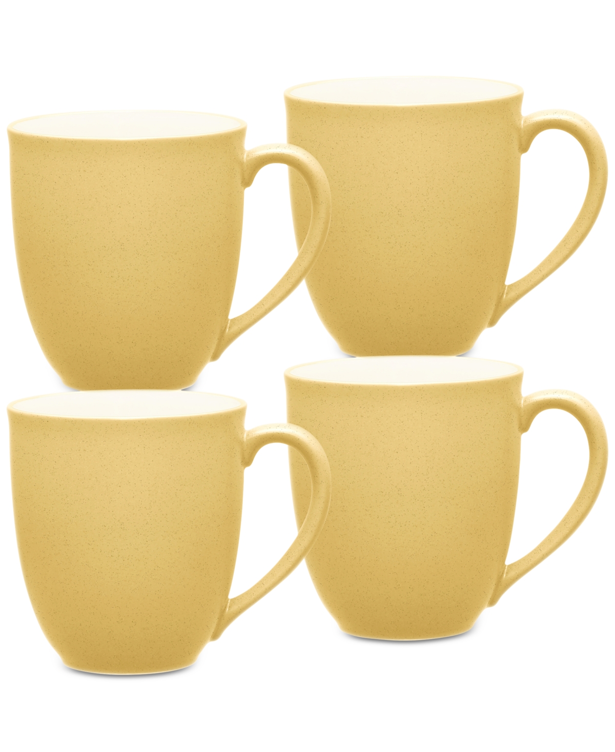Click here for Noritake Colorwave Mugs 12-oz  Set of 4 - Mustard prices
