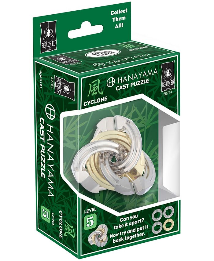 BePuzzled Hanayama Level 5 Cast Puzzle - Cyclone Set, 4 Piece - Macy's