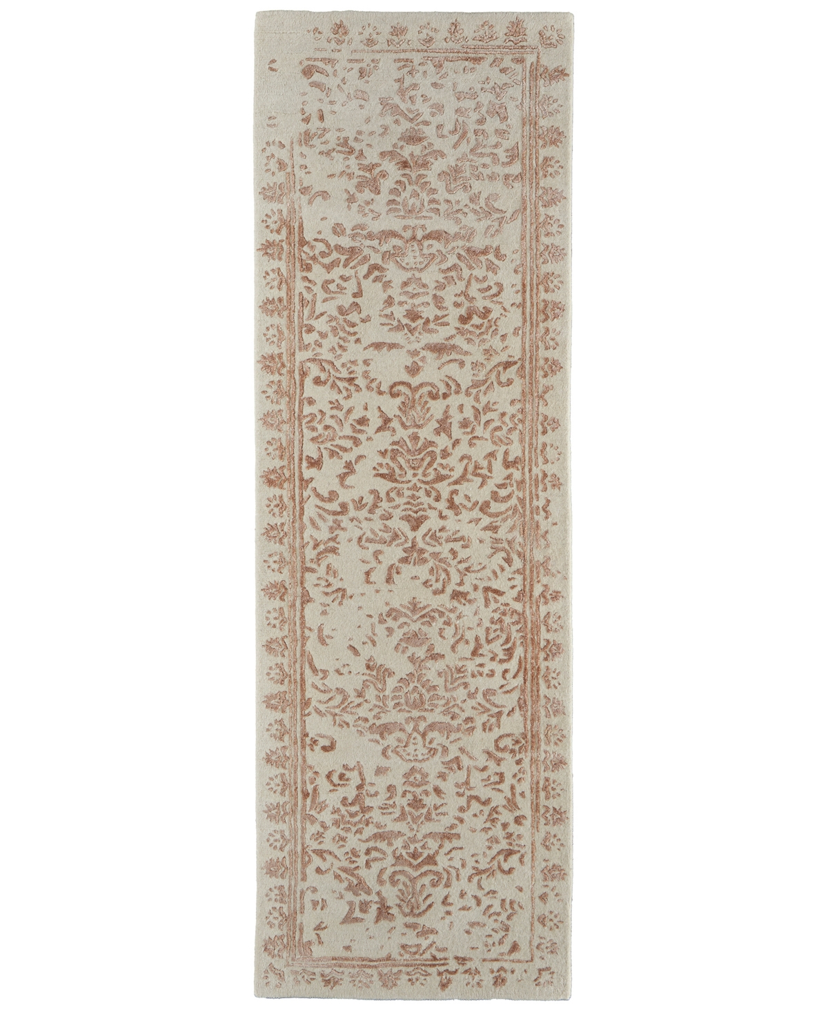 Click here for Feizy Bella R8014 26 x 8 Runner Area Rug - Ivory... prices