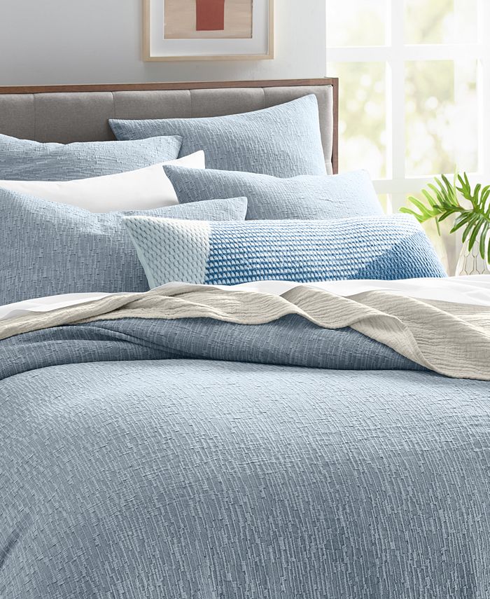 Oake Ripple Matelasse Duvet Cover Set, Twin, Created for Macy's - Macy's