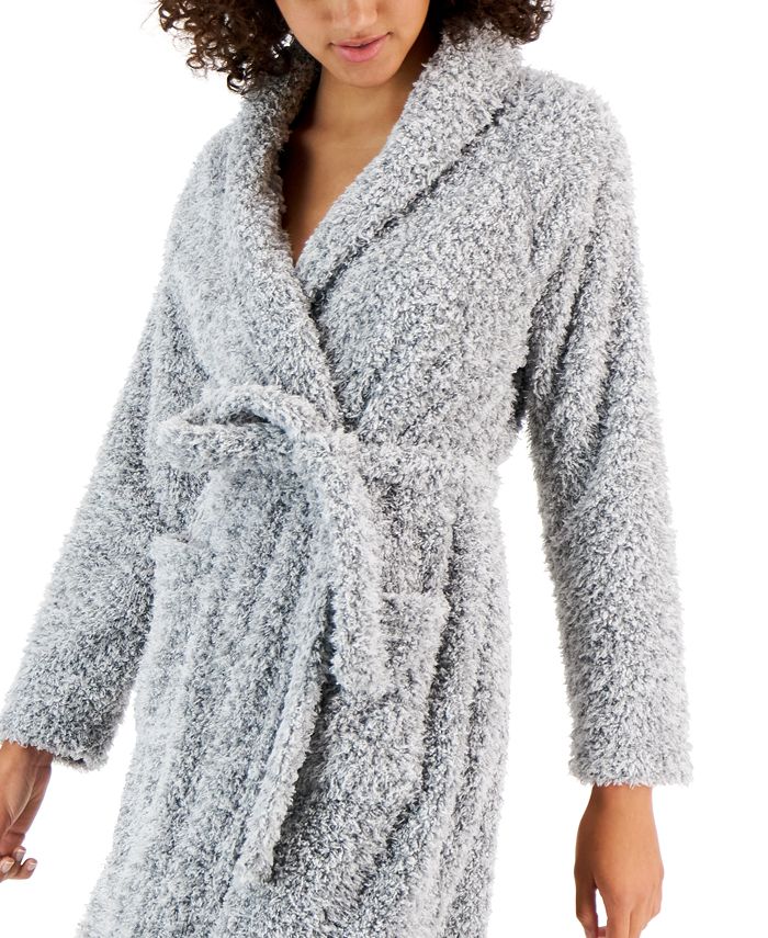 Charter Club Short Shaggy Fleece Robe, Created for Macy's - Macy's