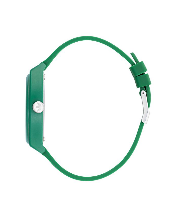 adidas Unisex Three Hand Project Two Green Resin Strap Watch 38mm - Macy's