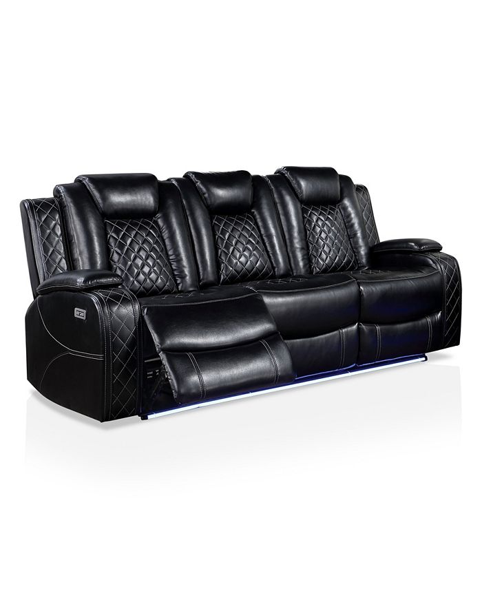 Furniture of America Cheba Power Reclining Sofa - Macy's