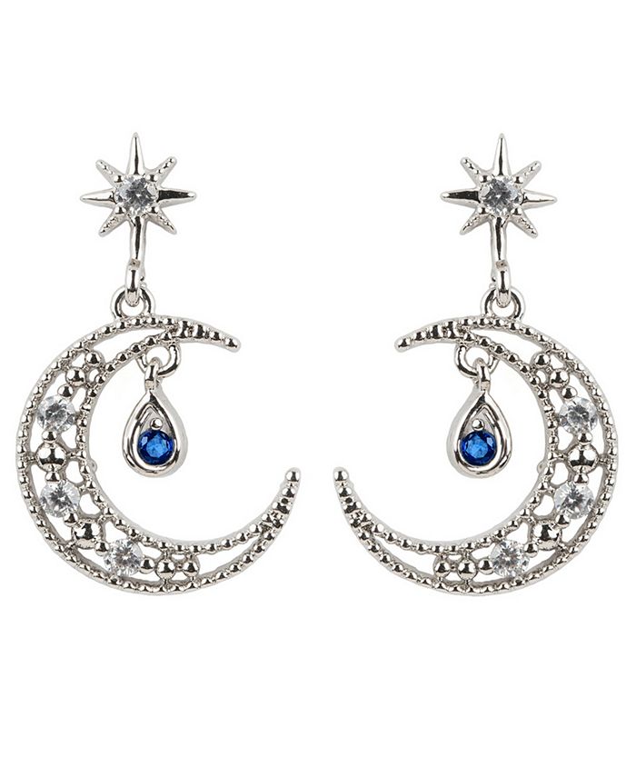 Girls Crew Blue Moon Earrings - Macy's