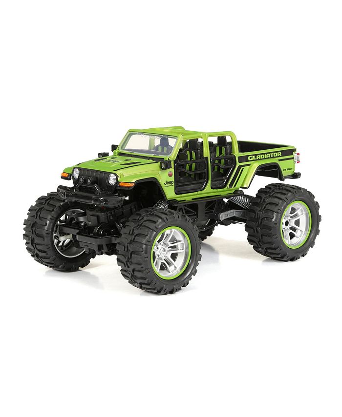 New Bright 1:14 Remote Control Jeep Gladiator Rock Crawler, 4" L X 4" W - Macy's