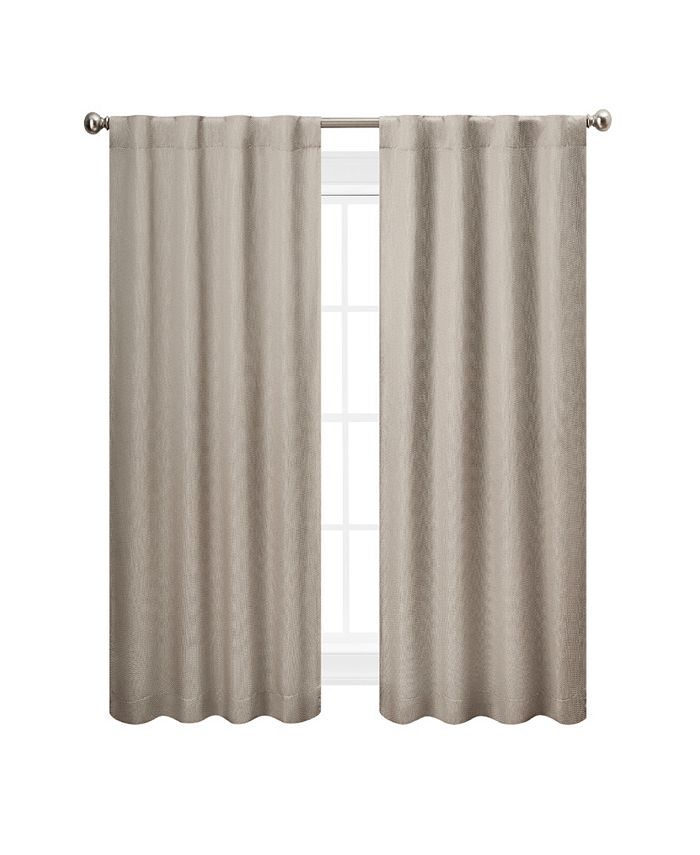 Nautica Virginia Ultimate Blackout Back Tab Window Curtain Panel Set ...