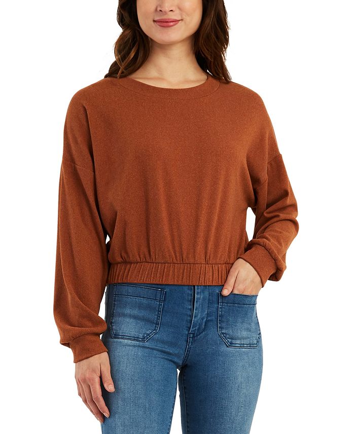 BCX Juniors' Banded-Hem Top - Macy's
