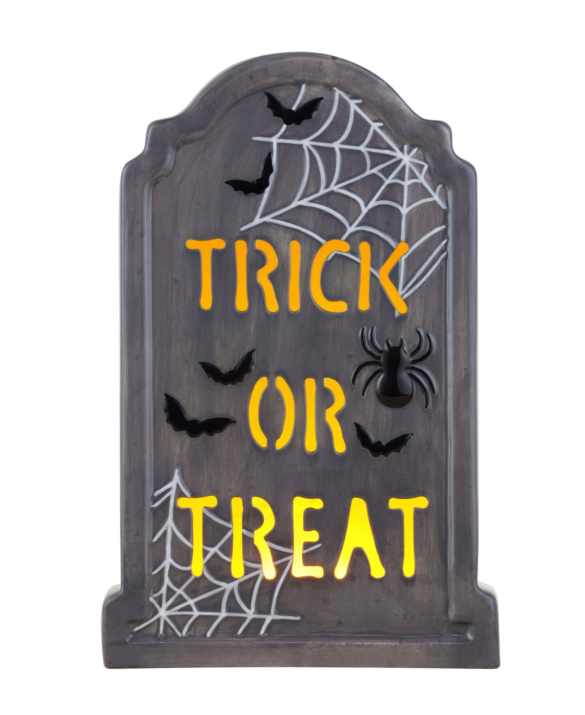 Click here for 10 Led Tombstone -Trick or Treat - Gray prices