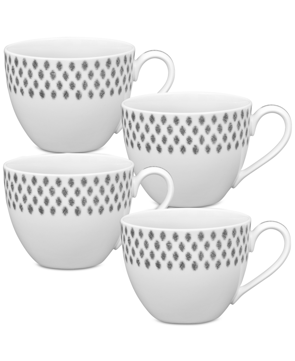 Click here for Noritake Hammock Cups  Set of 4 - Grey prices