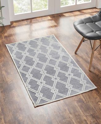Seventh Studio Diamond High Low Accent Rug, 27" x 45" - Macy's