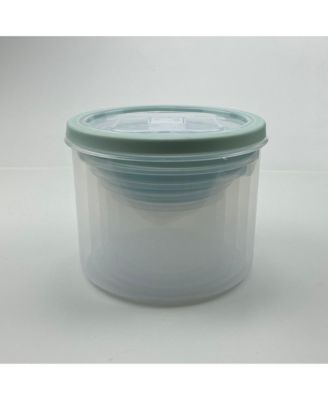 Art & Cook 10 Piece Round Plastic Food Storage Container with Vented ...
