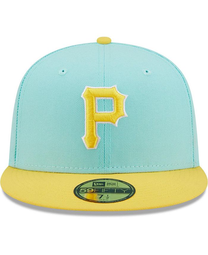 New Era Men's Turquoise, Yellow Pittsburgh Pirates Spring Color Pack ...