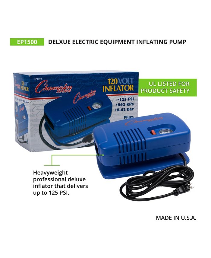 Champion Sports Deluxe Electric Inflating Pump - Macy's