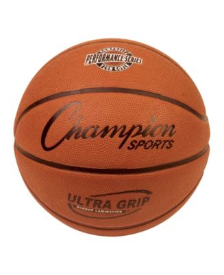 Champion Sports Ultra Grip Rubber Basketball with Bladder - Macy's