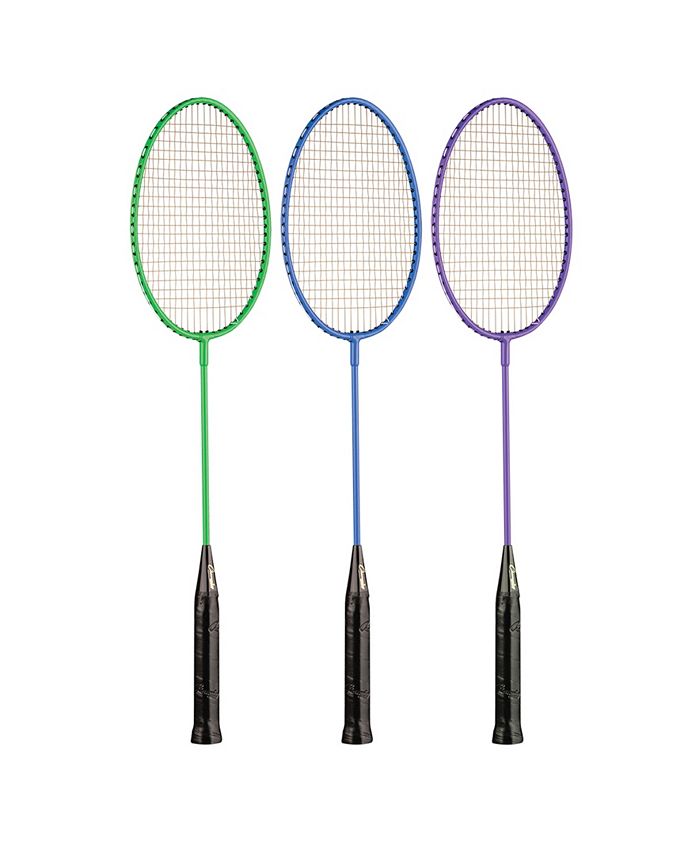 Champion Sports Tempered Steel Badminton Rackets, Set of 6 - Macy's