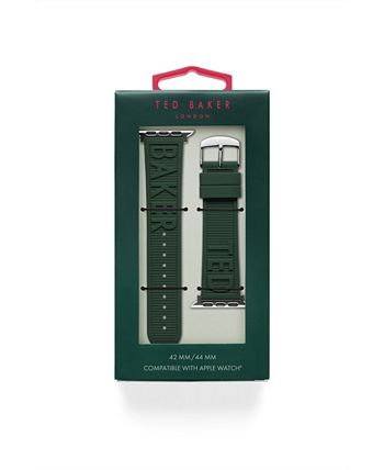 Ted Baker Men's Ted Logo Multicolor Silicone Strap - Macy's