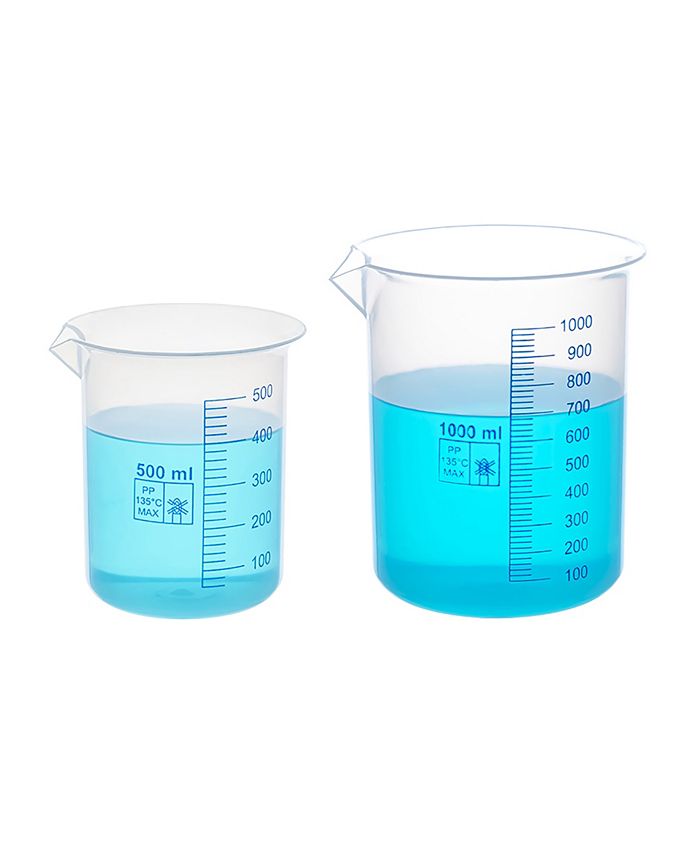 Supertek Polypropylene Beakers Set, 5 Piece - Macy's